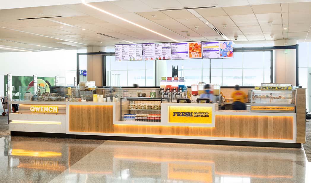 Qwench Juice Bar x Wetzel’s Pretzels LAX SHOP+DINE Directory · Los ...